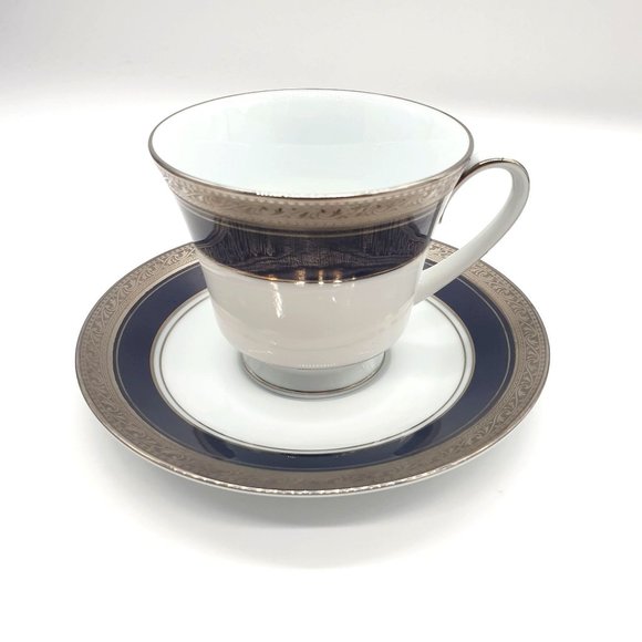 Noritake | Kitchen | Noritake Legendary Crestwood Cobalt Platinum 47 ...
